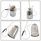 1 Gallon 4L Pump Sprayer w/ 3ft Reinforced Hose Stainless Steel Sprayer ...