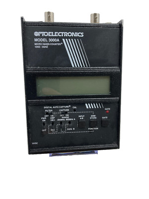 Optoelectronics Frequency Counter 3000A 10hz- 3ghz Dual Input Untested ...