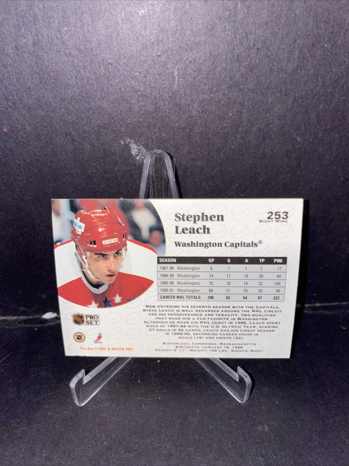 1991-92+Pro+Set+-+%23253+Stephen+Leach for sale online | eBay