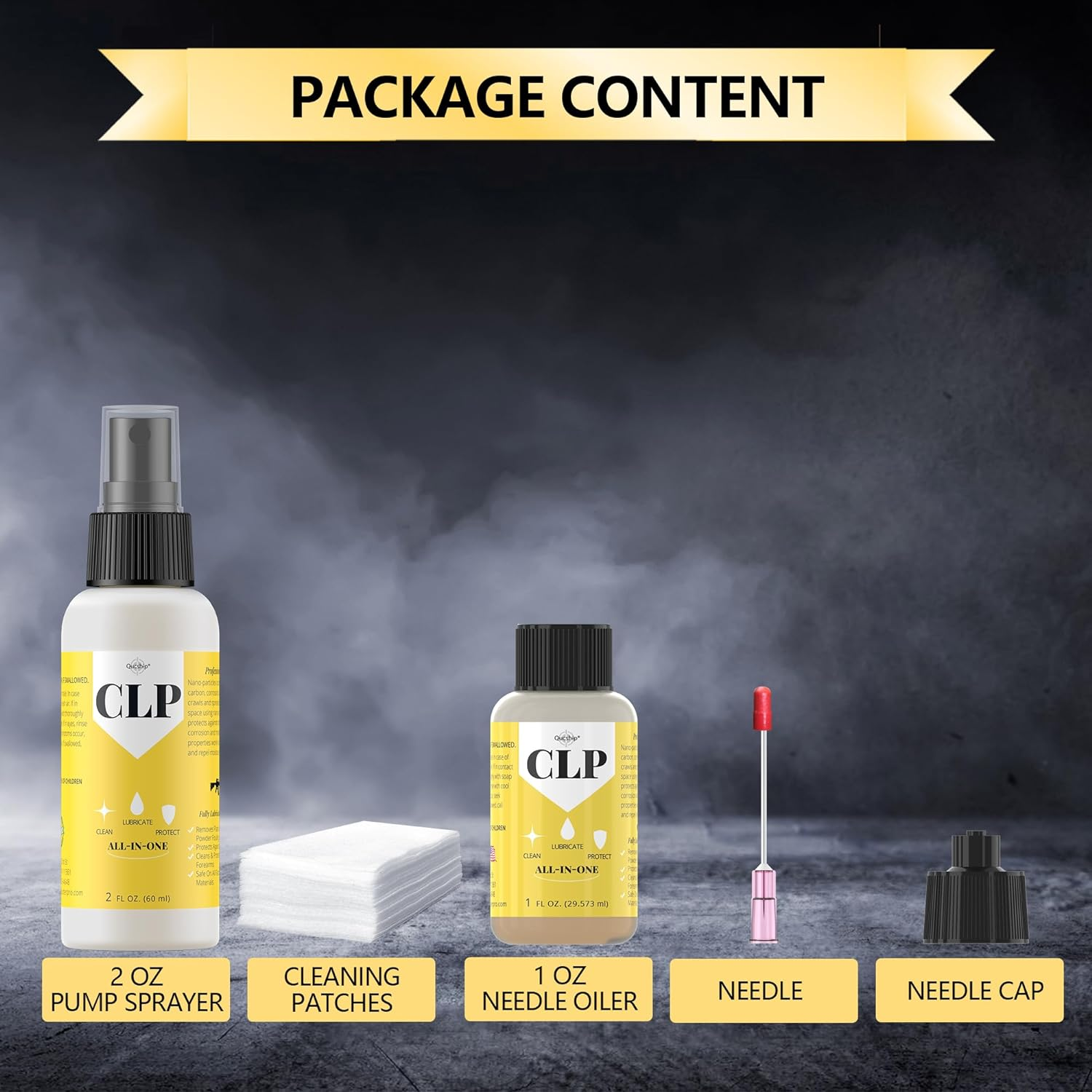 Pistol Gun Cleaning Kit - Gun Cleaner - Gun Oil Lube - Cleaning Patches ...