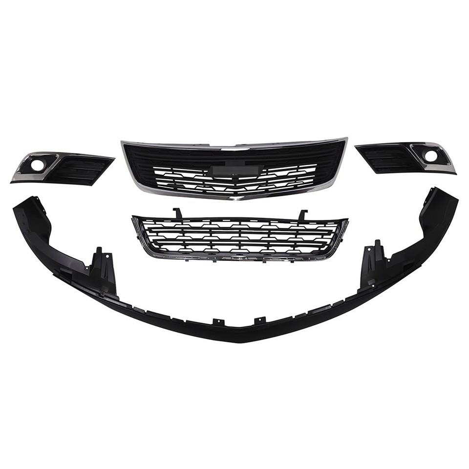 Front Bumper Cover Fascia Grille For Chevy Traverse 2013-2017 Primed ...