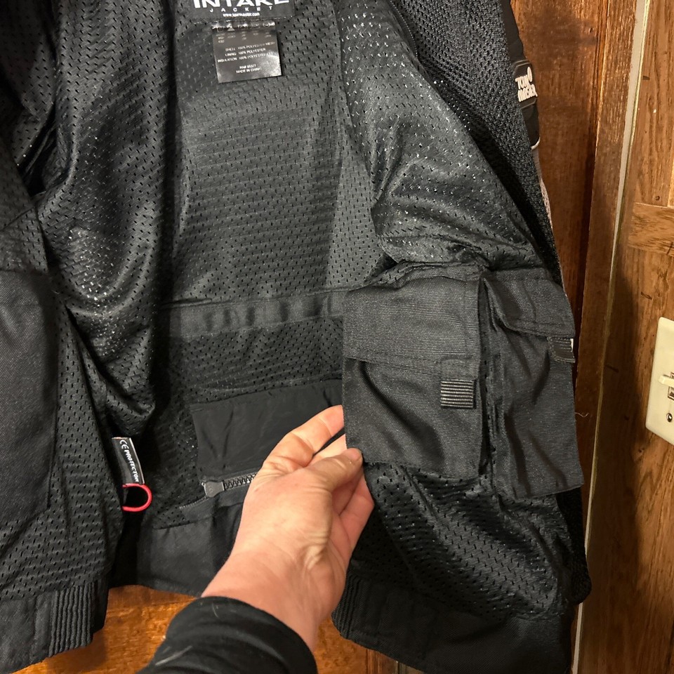 Tourmaster Intake Motorcycle Jacket Women's XL (14-16) W/Armor | eBay