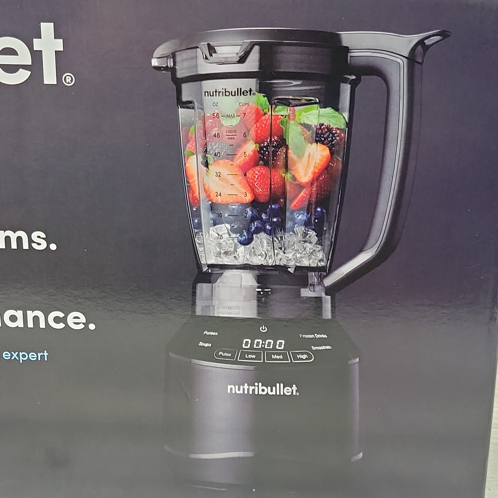NutriBullet 1400W 56 oz. Smart Touch Countertop Blender Black | eBay