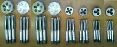 32 pcs BSW BRITISH STANDARD WHITWORTH THREAD TAP DIE SET 3/16" TO 3/4 ...