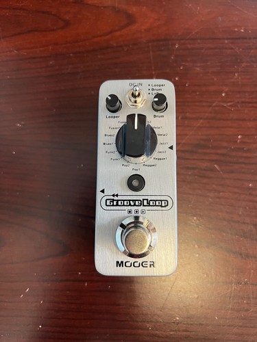 MOOER Groove Loop + Drum Machine Guitar Effects Pedal 20 min Recording ...