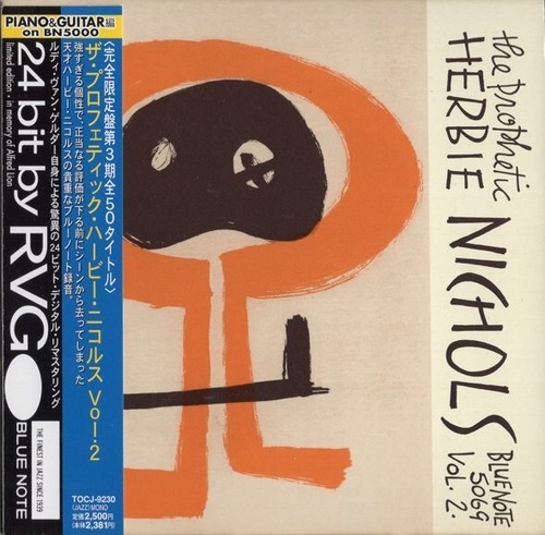 Herbie Nichols The Prophetic JAPAN MINI LP CD Paper Sleeve w/OBI ...