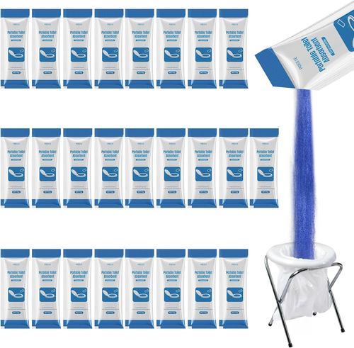 Poo Absorbent Gel Powder for Portable Toilet Camping Hiking Outdoor ...