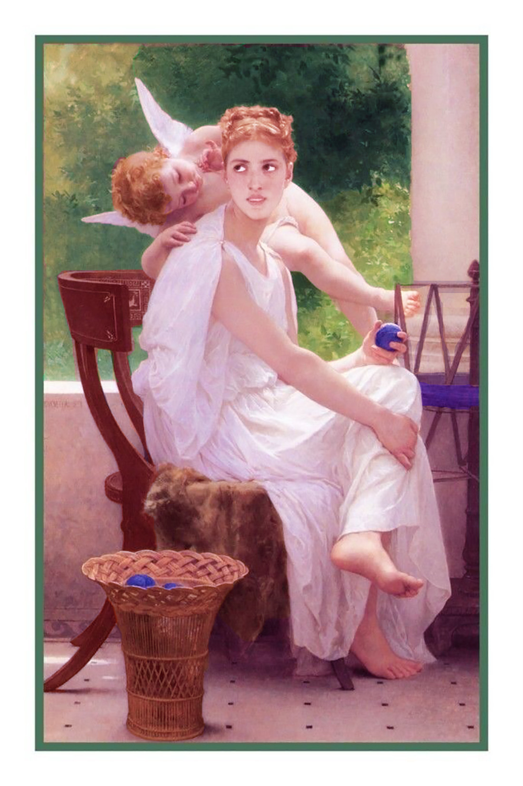 Pre Raphaelite Artist Bouguereau's Work Interrupted Counted Cross ...