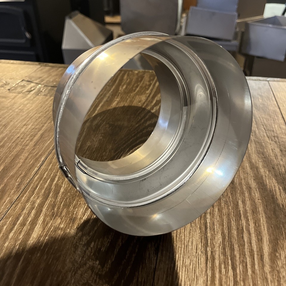 6” x 5” stainless steel stove pipe/chimney reducer/increaser | eBay