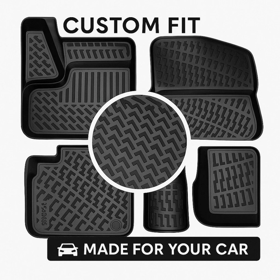 Car Floor Mats Liners for 2020-2026 Toyota Yaris Hatchback 3D TPE Full ...