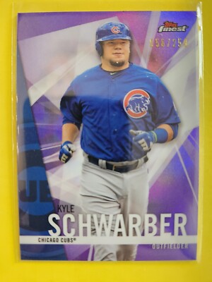 2017 Finest Purple Refractors #54 Kyle Schwarber 56/250 - Chicago Cubs ...
