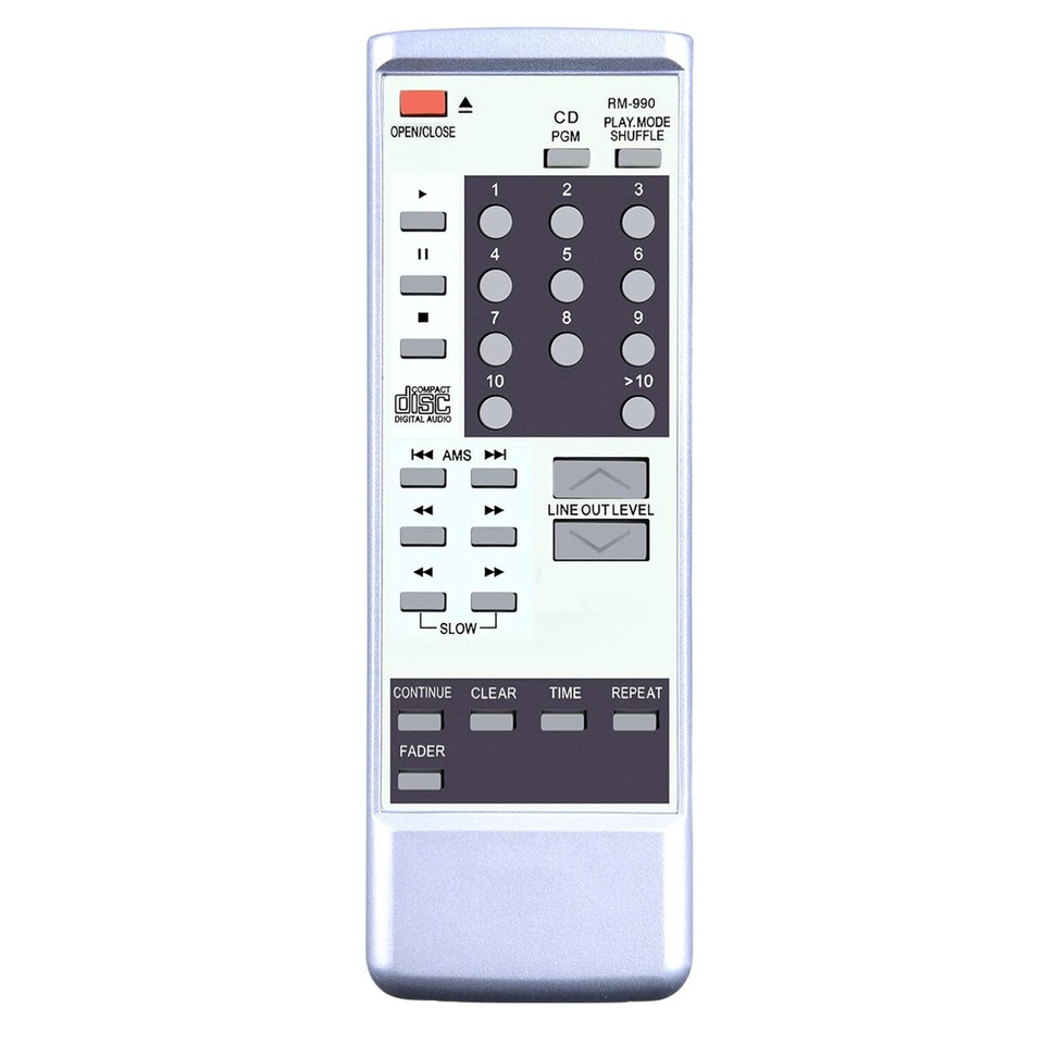 New Remote Control For Sony CDP-CX355 CDP-CX4 CDP-CX445 CDP-CX450 CD ...