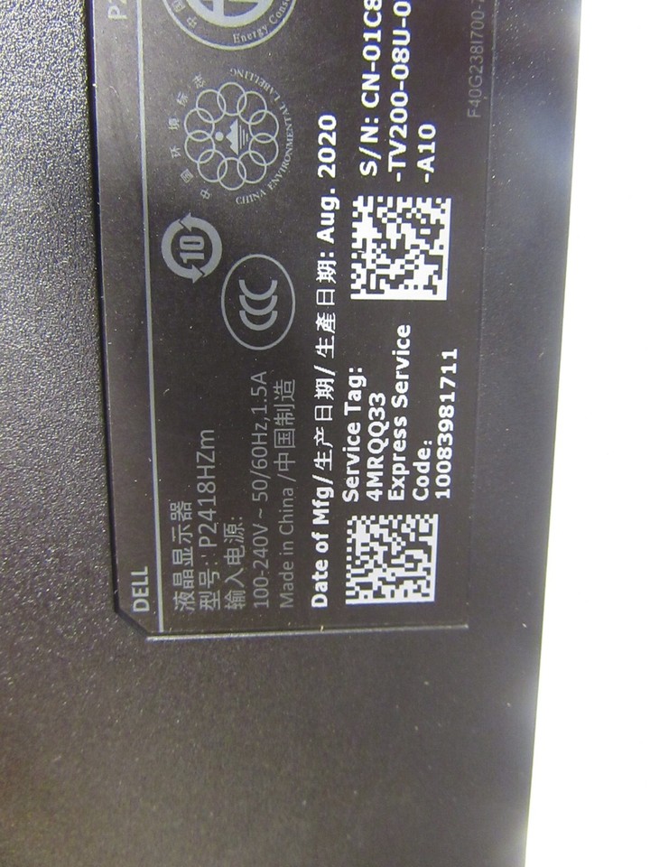 Dell P2418hzm 24 inch Video Conference Full HD LED Monitor w/ Stand ...