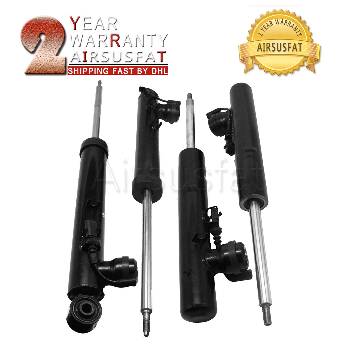 4x Front Rear Air Shock Absorber Struts Fit Audi Q5 w/ADS 2009-2017 ...