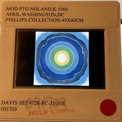 Kenneth Noland “April” 35mm Color Field Hard Edge Modern Art Slide | eBay