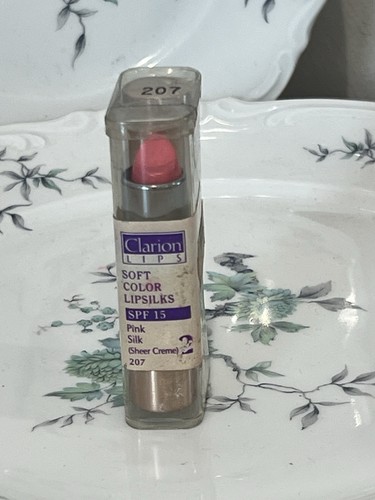 VINTAGE CLARION SOFT COLOR LIPSILKS 2 SPF 15 LIPSTICK PINK SILK SEALED ...