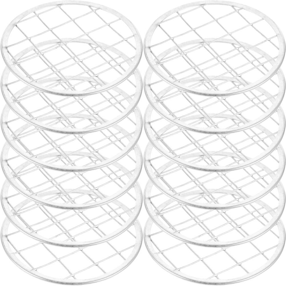 12 Pcs Flower Making Grid Metal Arrangement Holder Floral for ...