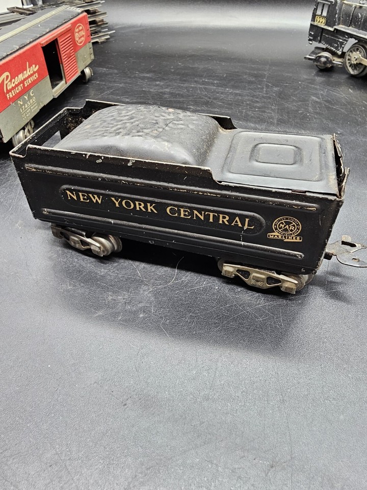 MARX Toy Train Freight Set: 999 Locomotive / Cars / Track / Transformer ...