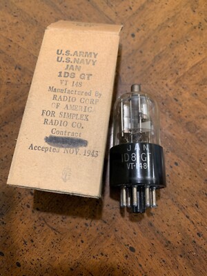 1D8GT / VT148 NOS vacuum tube JAN RCA | eBay