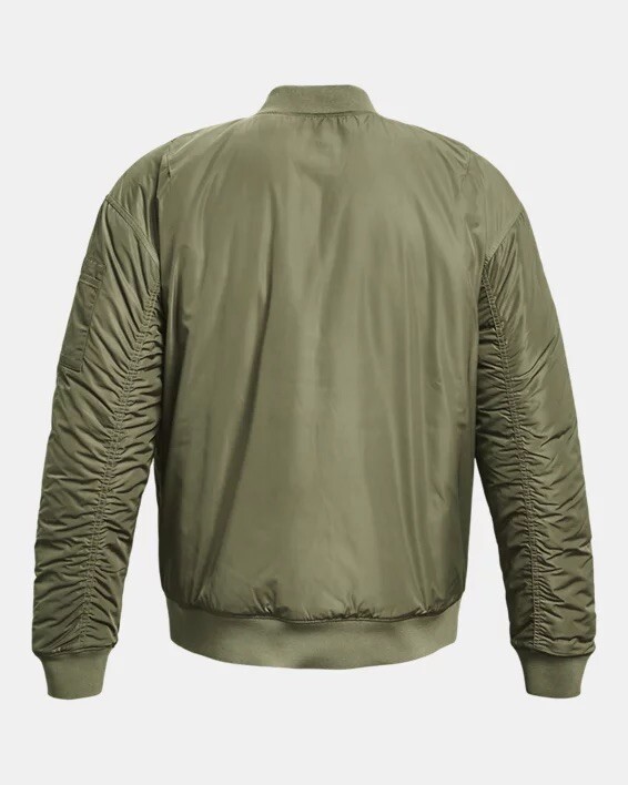 NWT! Under Armour Project Rock Insulated Men’s Large Bomber Jacket 1374425-346 | eBay