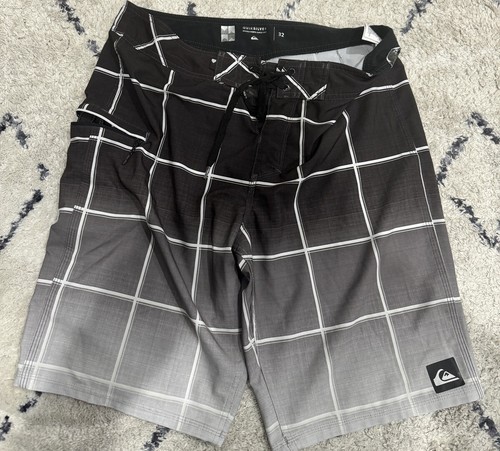 Quicksilver Bathing Suit Gray/Black Men's 32 | eBay