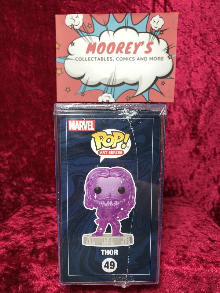 Avengers 4 - Thor Purple Infinity Stone Artist Series Pop! in Protector ...