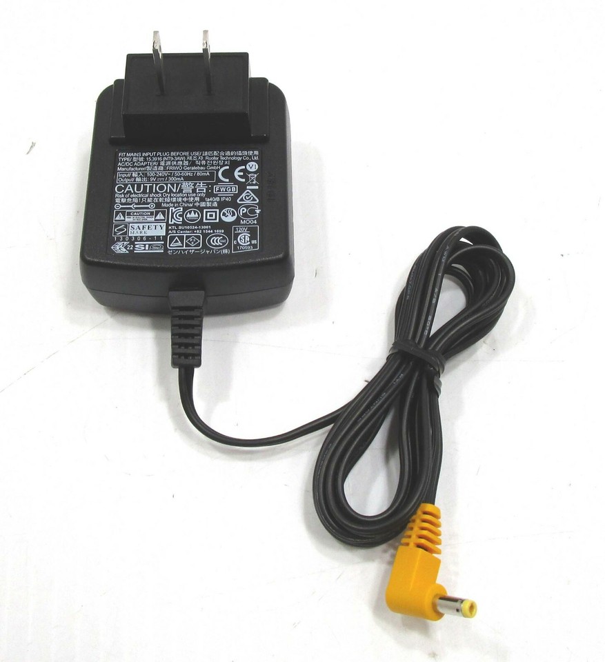 SENNHEISER NT9-3AW AC Adapter 9V 0.3A for RS 165 175 185 195 Headphones ...