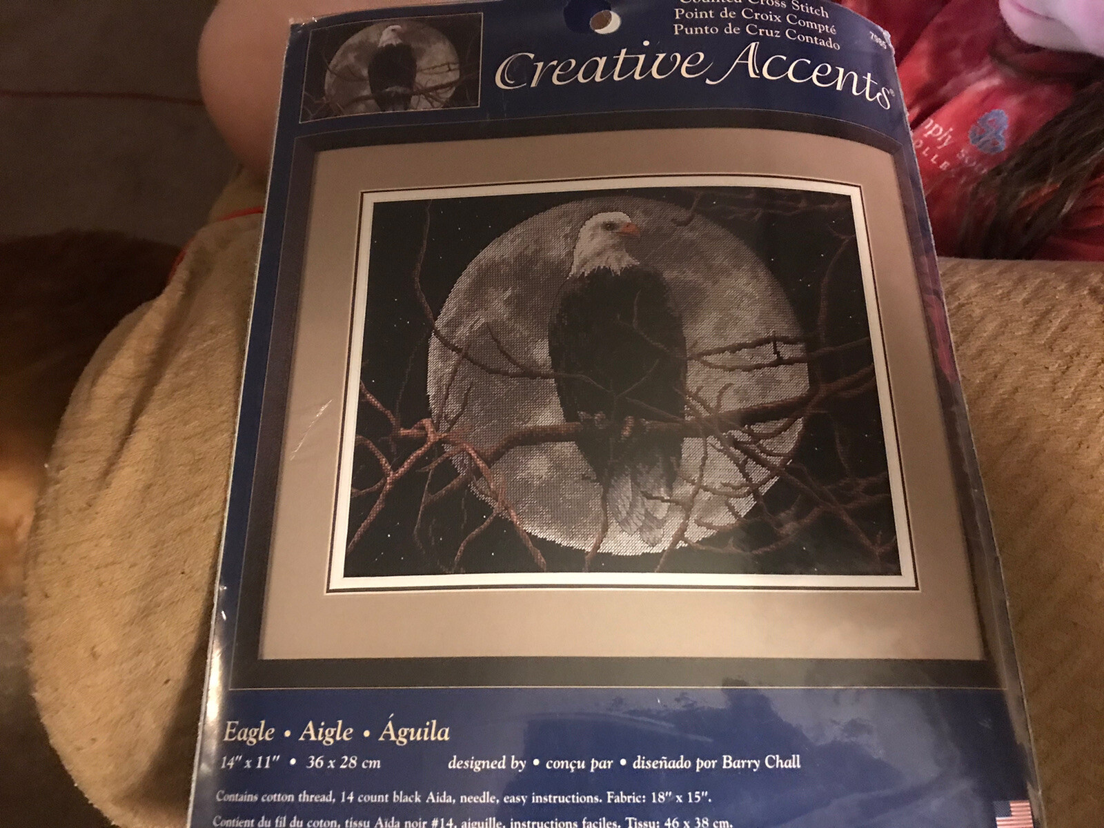 2003 NOS Creative Accents Eagle 7985 Counted Cross Stitch 14 X 11 Barry ...