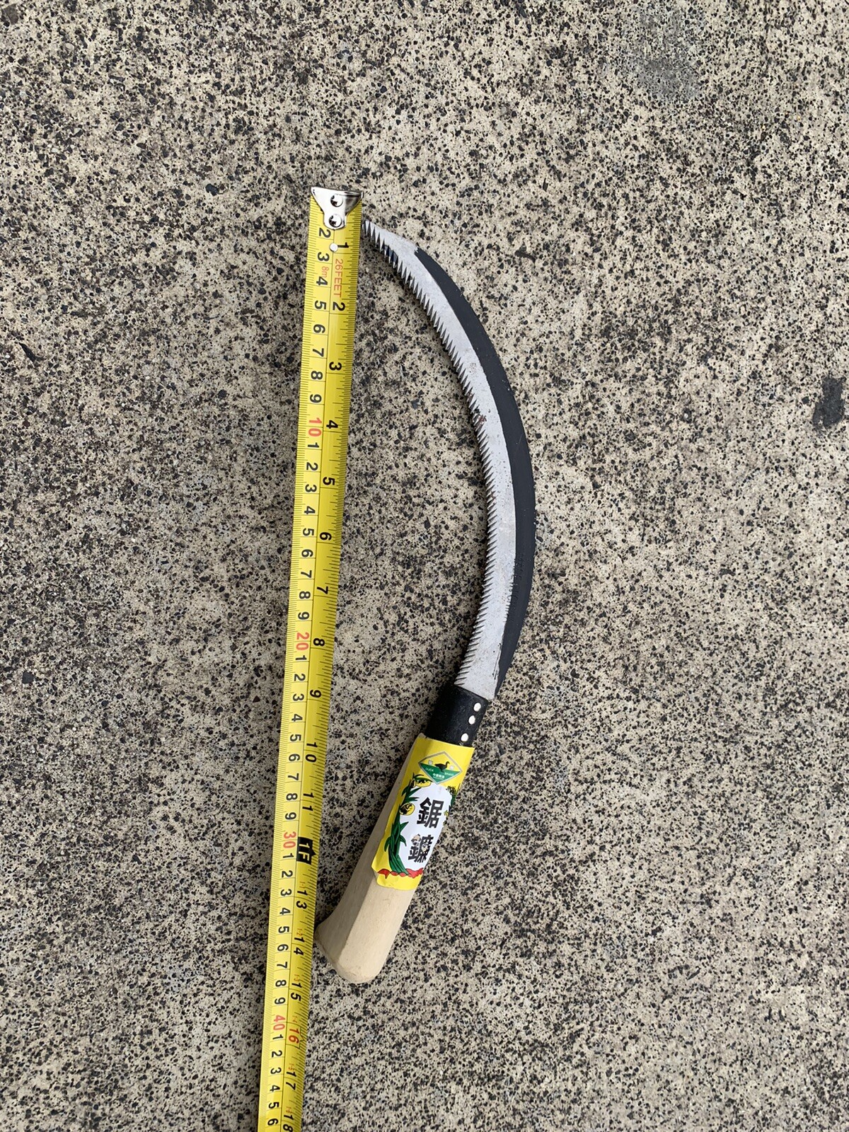 Quality 36cm Farming Reaping Hook Gardening Grass Sickle,Wooden Handle ...