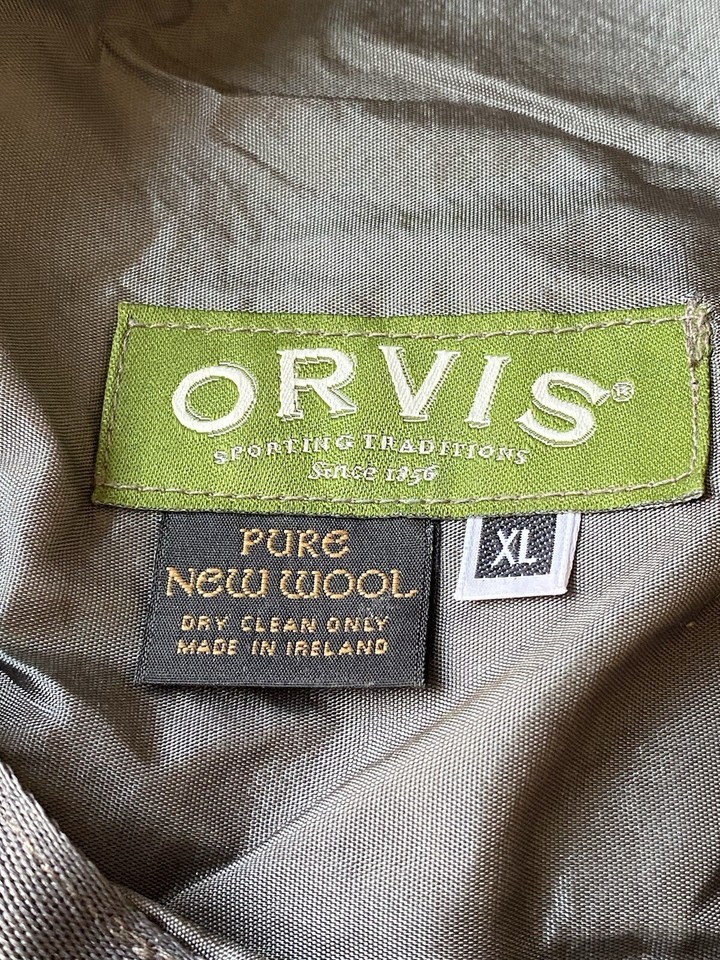 VTG Orvis Deerskin Brown Leather Driving Newsboy Flap Cap Hat Size XL ...