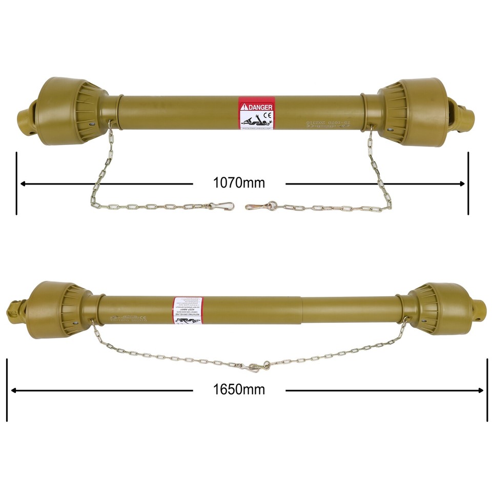 Tractor 3013-6023 Universal PTO Shaft Replacement 1070mm for Rotary ...