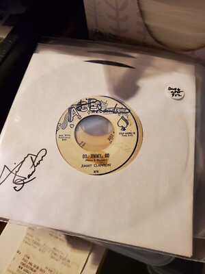 Jimmy Clanton Go Jimmy Go 45 Record Vintage Autographed Twice | eBay