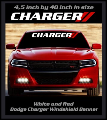 Champeno Signs Product - Dodge Charger Windshield Banner Decal -Sticker ...