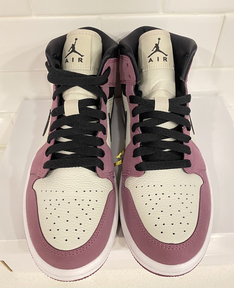 Nike Air Jordan 1 Mid SE Berry Pink Mulberry DC7267-500 Womens Size 6.5 ...