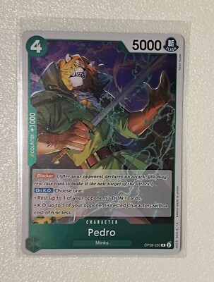 One Piece CCG Two Legends Pedro Foil OP08-030 NM Rare | eBay