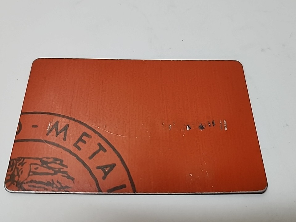 Vintage PAN AM Airlines Credit Charge Card Plate Metal JBD4 | eBay
