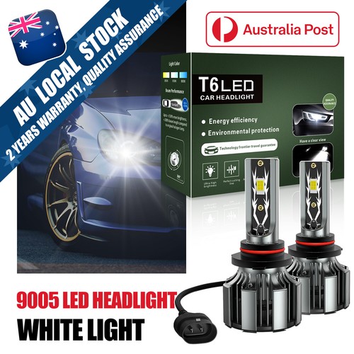 9005 HB3 LED Headlight Globes Conversion Bulb Kit Hi Beam 6000K 3840000LM 4800W | eBay Australia