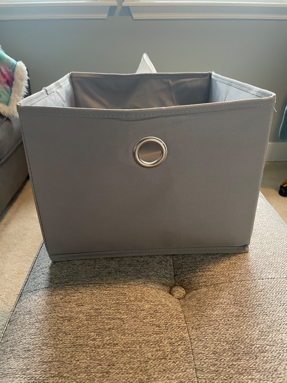 Threshold Set of 6 Grey Grey Collapsible Storage Cubes | eBay