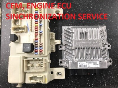 Volvo S40 2004-2009 V50 2004-2009 C30 CEM synchronization ECU Service ...