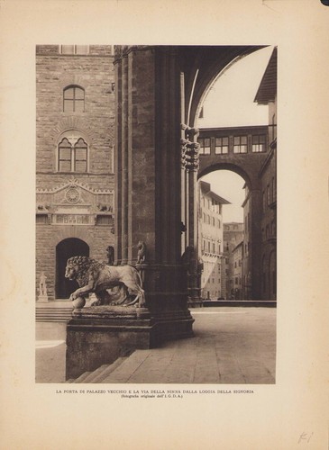FIRENZE prints THE DOOR OF THE OLD PALACE and THE WAY OF THE NINNA | eBay