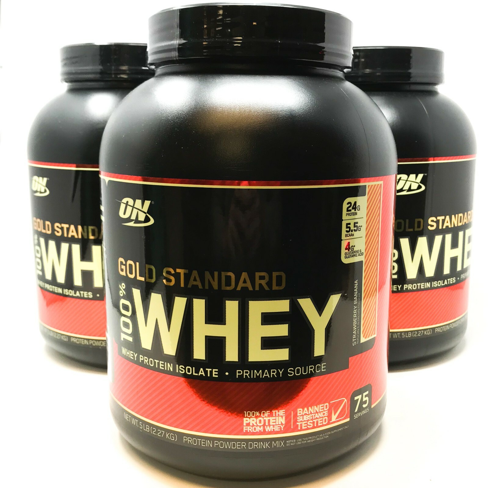 ON Gold Standard Whey Protein Powder 5lb Whey Protein Powder 5 Lbs ...