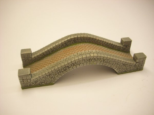 oo gauge model railway 1:76 scale 4mm. small bridge for canal or brook ...