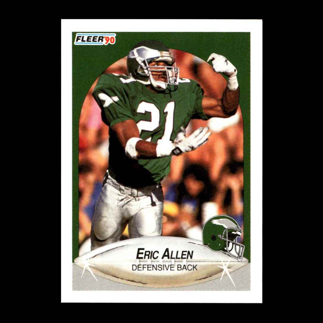 Eric Allen 1990 Fleer Philadelphia Eagles #78 R325A 77 | eBay