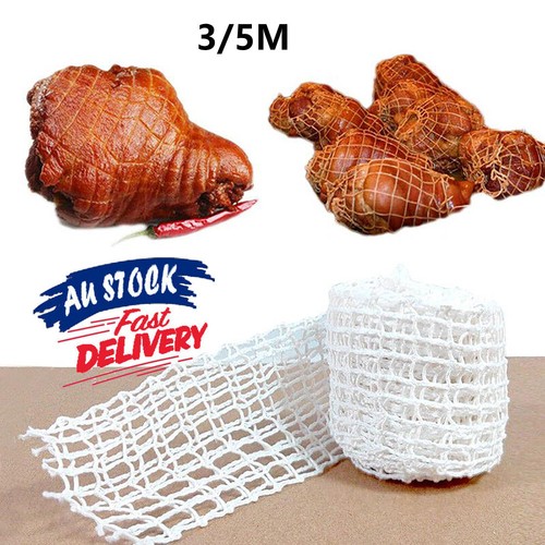 Elastic Meat Netting Butchers Nets Ham Roast Sausage Cotton String Roll ...