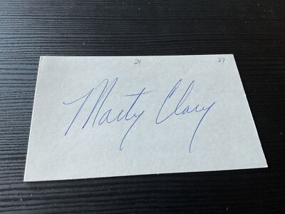 1987 BRAVES: Marty Clary, SIGNED 3x5 Card | eBay