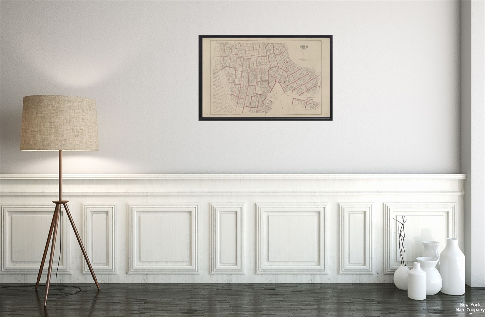 Map of Plat Maps of southwestern part of the Borough of the Bron ...