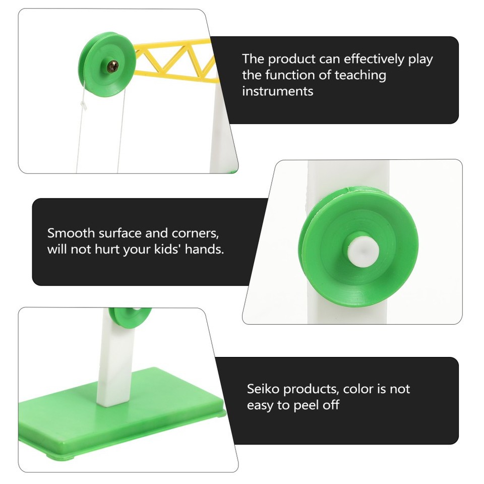 9 PCS Simple Machine Pulley Model Physical Mechanics Teaching Tool ...