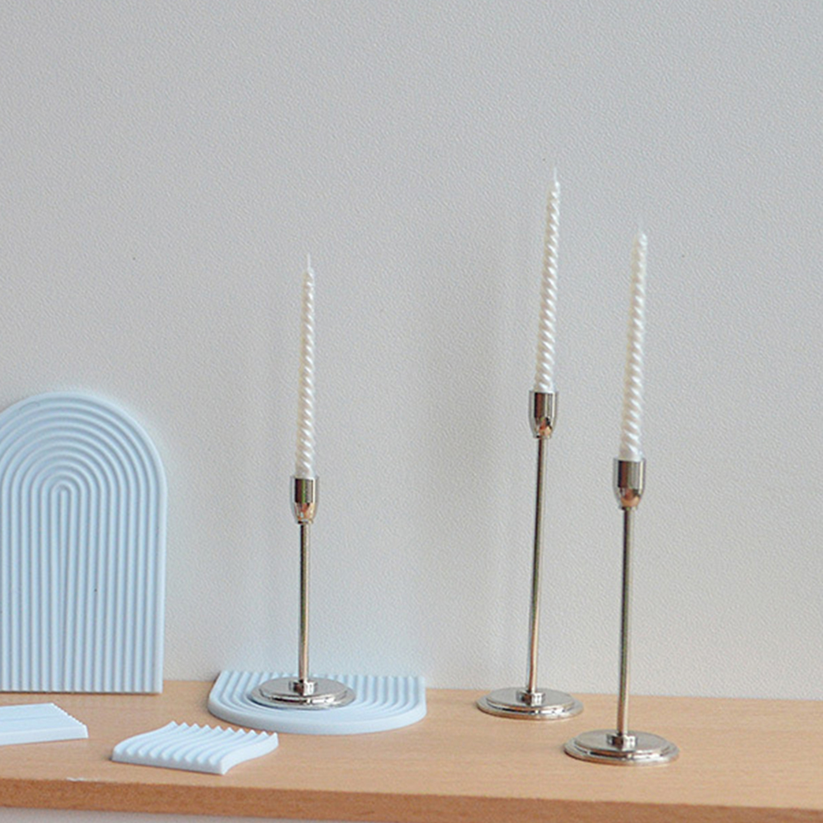 9pcs 1 6 Candle Model Realistic Scene Layout Mini Candlelight Dinner ...