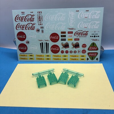 Diorama Coca Cola Bottles In Cases W DECAL SHEET AMT 1:25 Search LBR ...