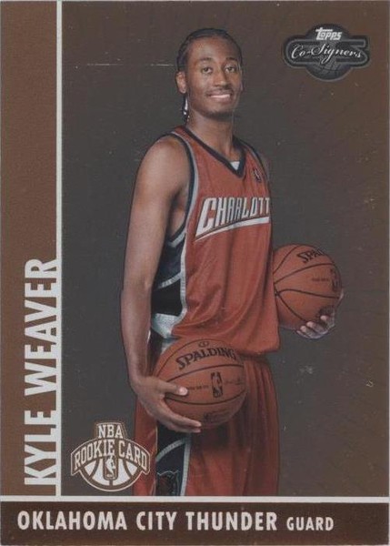 2008-09 Topps Co-Signers - Bronze Foil #133 Kyle Weaver /299 (RC) for ...